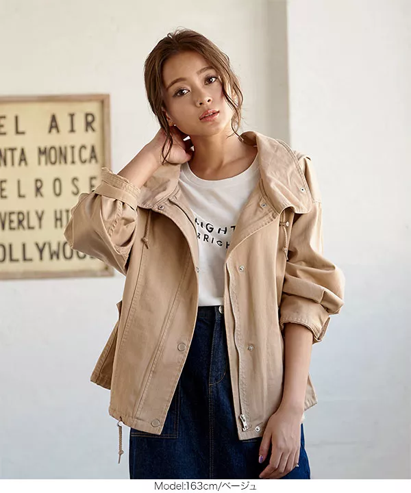 ツイルマウンテンパーカー [K789] - レディースファッション通販 神戸